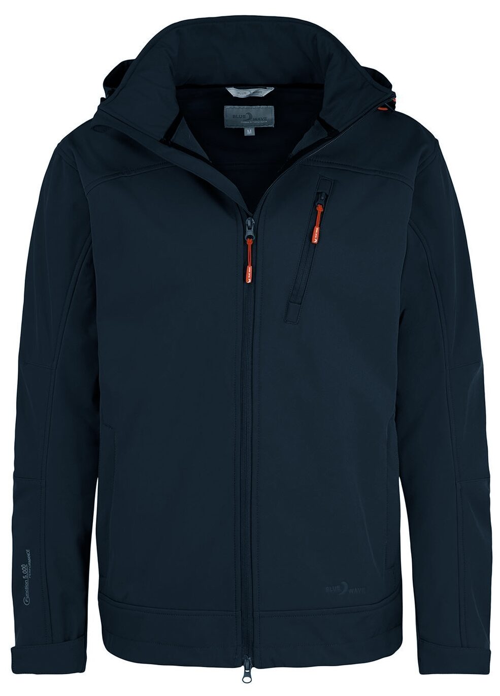 Blue Wave grote maat soft shell jack donkerblauw 4XL t/m 8XL