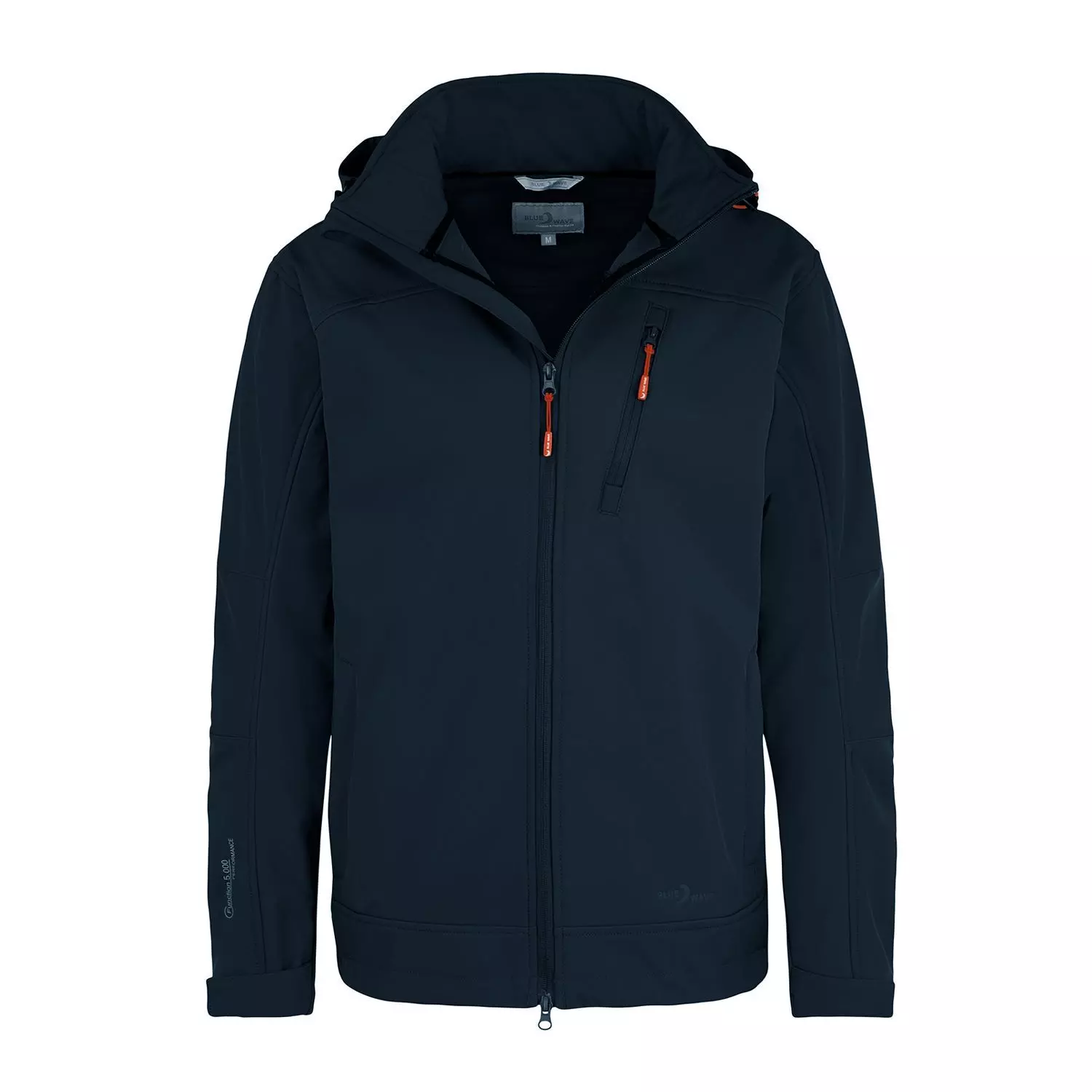 Blue Wave grote maat outdoor soft shell jack donkerblauw 4XL t/m 8XL