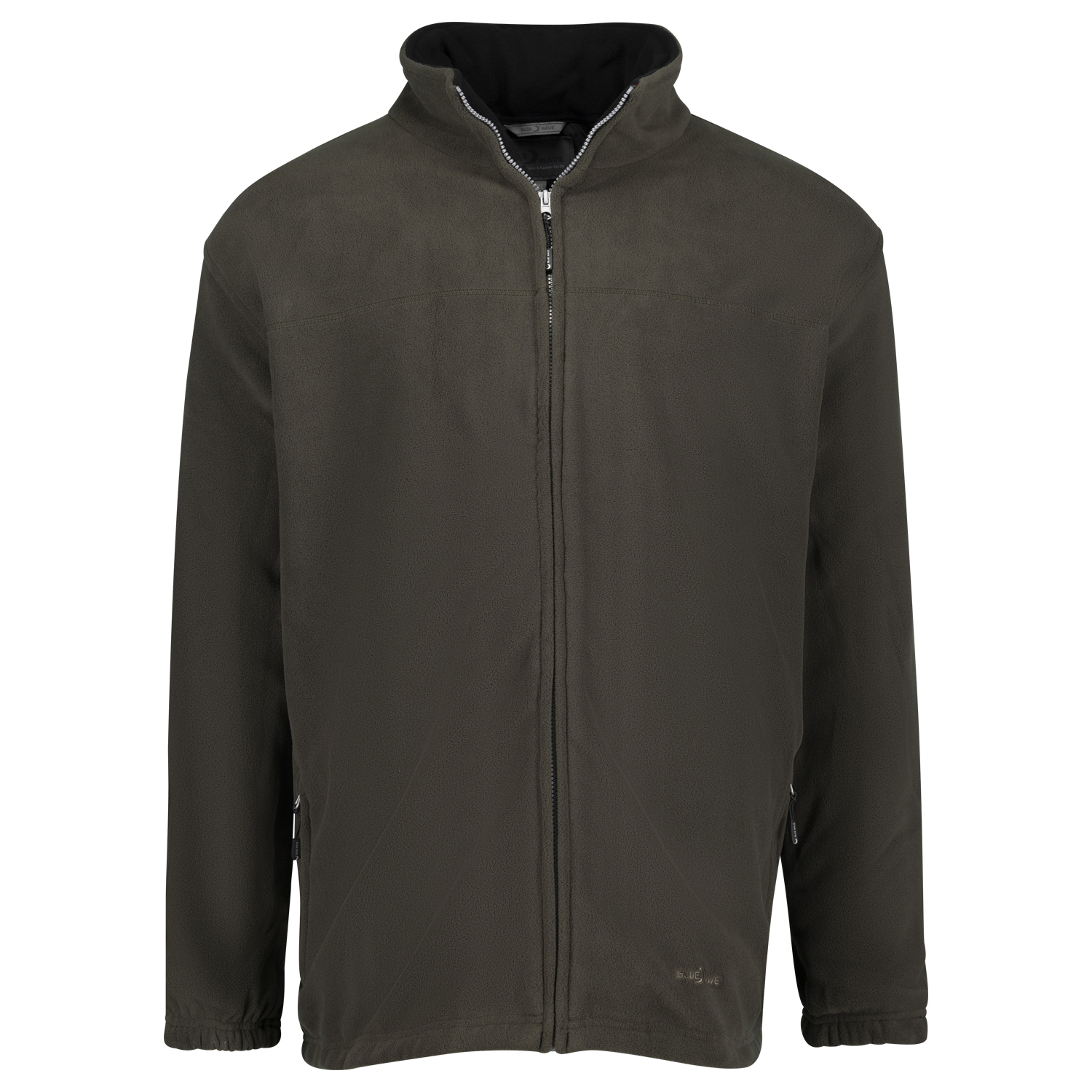 Blue Wave grote maat gevoerd fleece jack olijfgroen 4XL t/m 8XL