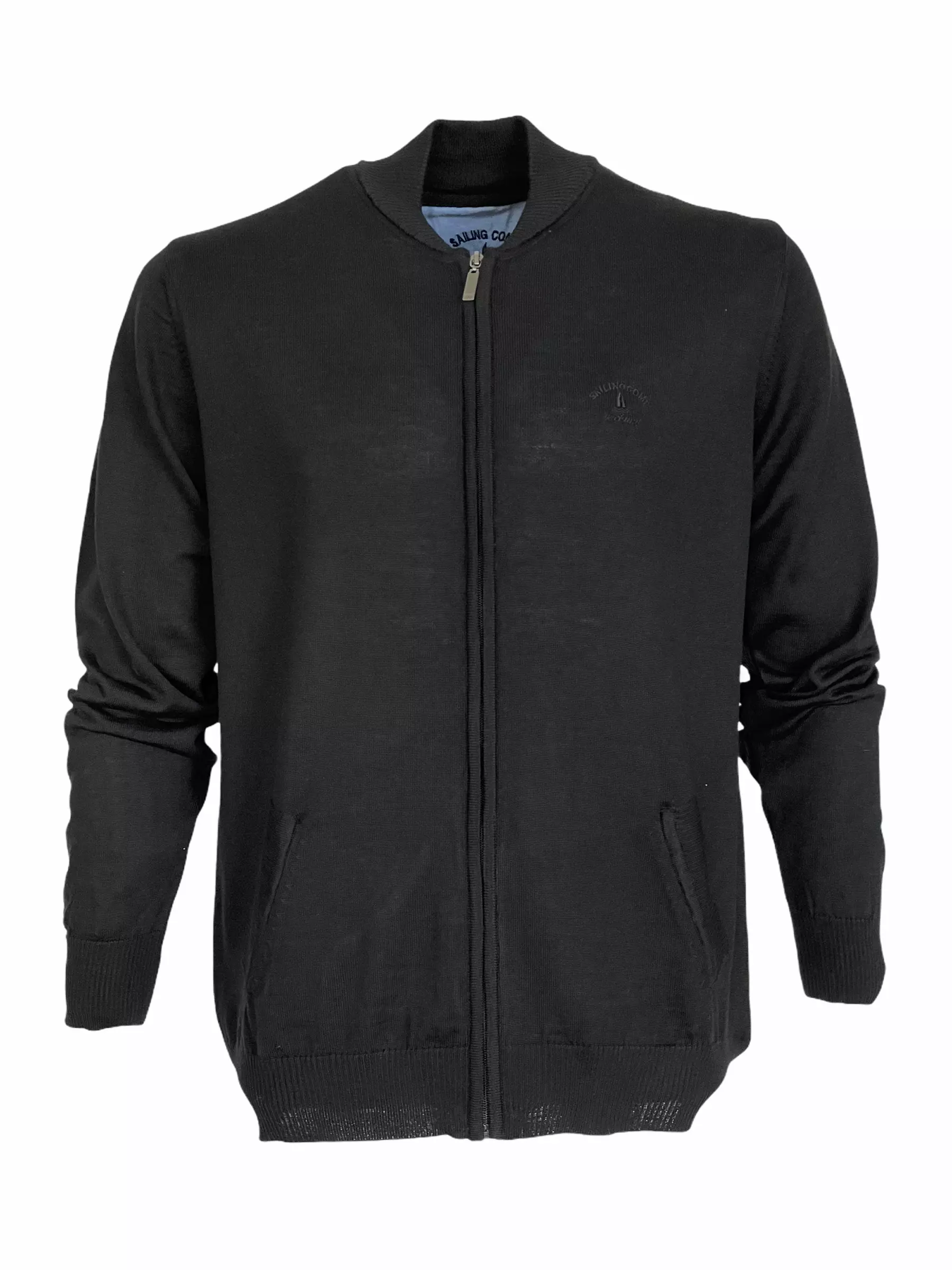 Sailing Comp. grote maat gebreid vest zwart